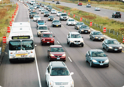 On July 16th Buses On Shoulder System To Begin on I-40