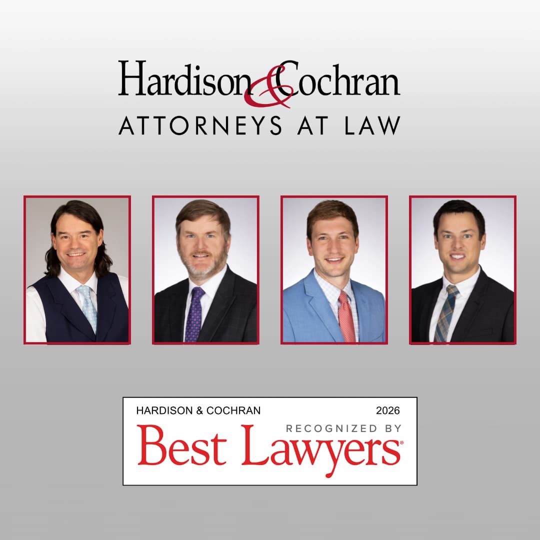 Hardison & Cochran Lawyers Honored in Best Lawyers® 2026