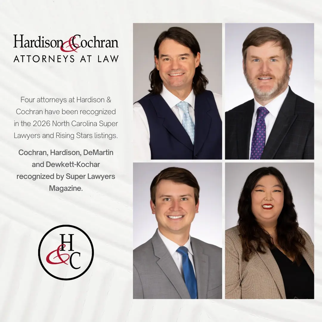 2026 North Carolina Super Lawyers | Hardison & Cochran